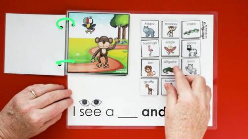 I See Two Animals Interactive Book for Compound Sentences Using AND