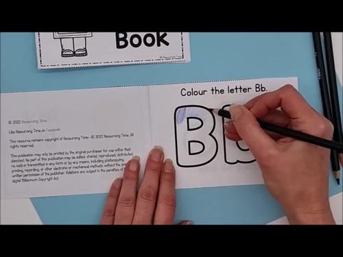 Alphabet Mini Books by Resourcing Time | Teachers Pay Teachers