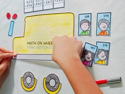 3 Digit Addition and Subtraction With & No Regrouping Back to School ...