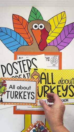 All about Turkeys Nonfiction Reading Comprehension, Writing, Craft ...