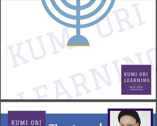 Feast of Dedication Worksheets by Kumi Ori Learning | TPT