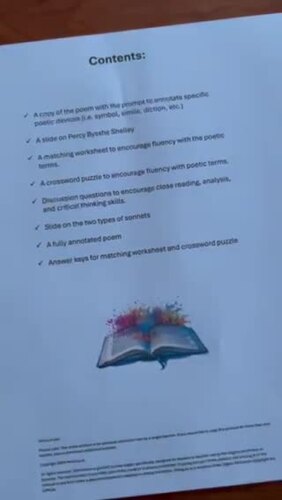 Complete high school level ELA Lesson on Percy Shelley's "Ozymandias"