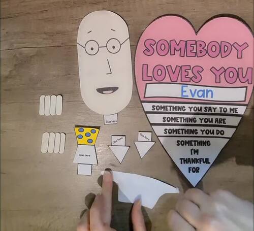 Somebody Loves You Mr Hatch Flipbook Craftivity - Topper - Glyph ...