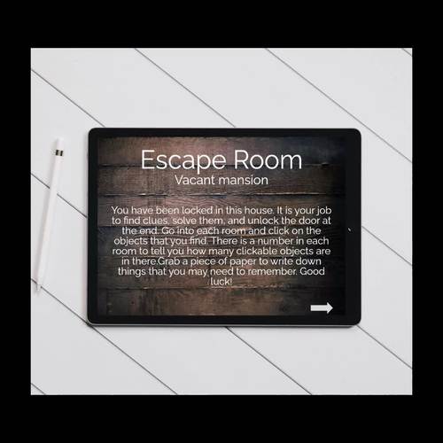 5th - 6th Grade Speech and Language Escape Room | Vacant Mansion