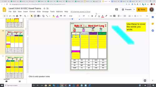 Distance Learning Google Third Grade Phonics Level 3 (Advanced Vowel Teams)