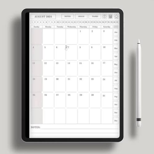 Digital Daily planner 2024, compatible with all Eink tablets by Norsin ...