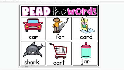 Bossy R in Phonics R-Controlled Vowels ar or ir er ur for Google Slides