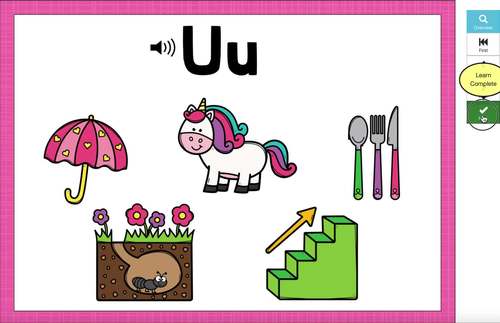 Letter Uu with Boom Cards™ | Digital by Just Julie Shop | TPT