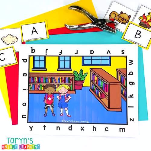 Letter Recognition & Letter Sounds | Back to School Alphabet | Fine Motor