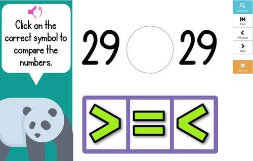 Comparing Two Digit Numbers | BOOM CARDS™ by Teaching Literacy | TPT