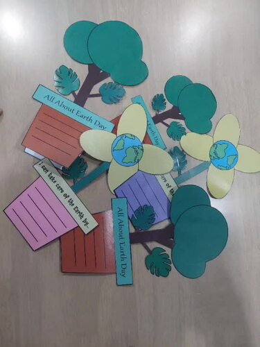 Earth Day Craft Writing /Flower & Tree Earth Day Craft Activities Coloring