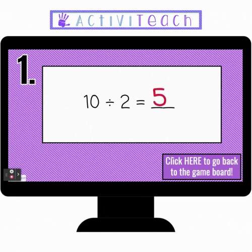 Basic Multiplication and Division Facts Games Math Fact Fluency ...