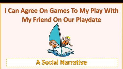 Making and Playing with Friends Social Story Autism ADHD Special Education