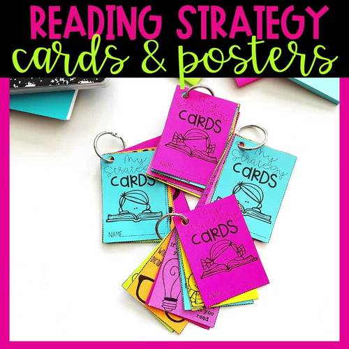 Reading Comprehension Fix-Up Strategy Cards and Posters by Terri Thornton