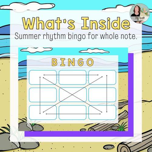 Summer Rhythm Bingo: An End of Year Review Game for Whole Note | TPT