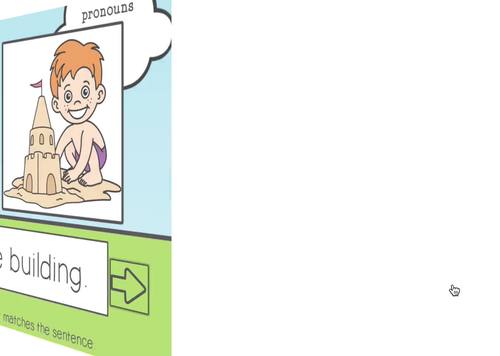 Summer Pronouns Boom Cards | Language by GoldieTalks Speech | TPT