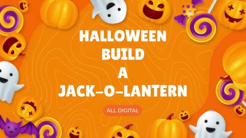 Create & Write: Jack-O-Lantern Halloween Digital Activity by K's ...