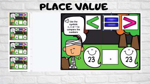 Place value: Comparing numbers -English_GOOGLE SLIDEs™ by Recursos Arcoiris