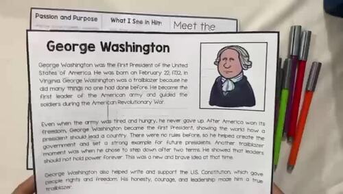 George Washington Presidents Day Craft Activities Writing Reading ...