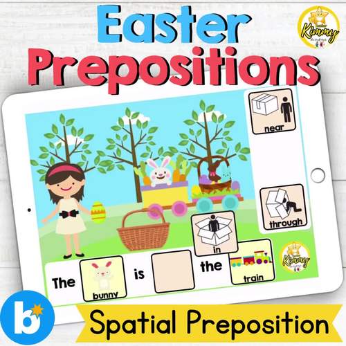 Easter Prepositions Boom Cards by Teacher Kimmy | TPT