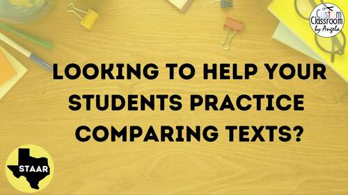 STAAR Comparing Texts Daily Reading | 1 Week Warm Up | Differentiated