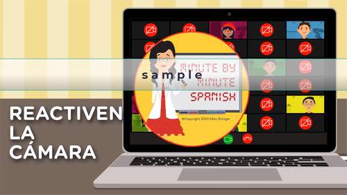 Spanish Zoom™ + Google Meet™ Musical Transition Videos Stay in TL and ...