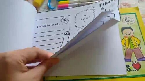 End of the Year Memory Book - Friendship Memories Book Activities