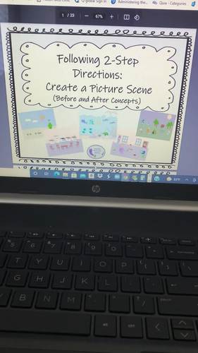 Following Two Step Directions by Speechie Worksheet Station | TPT
