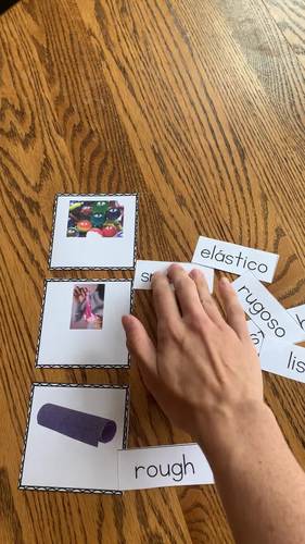 Spanish - States of Matter - Match - Vocabulary - Dual Language Ciencia