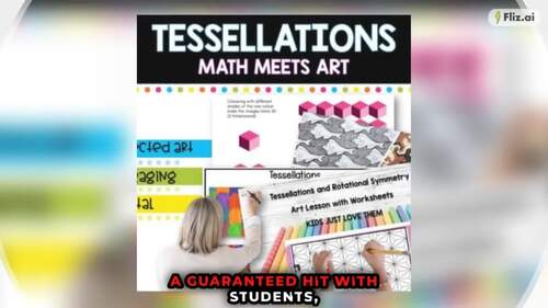 Tessellations Project and Optical Illusions- Math -art BUNDLE | TPT