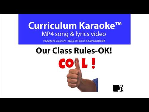 'OUR CLASS RULES - OK!' (Grades K-3) ~ Curriculum Song Video l Distance ...