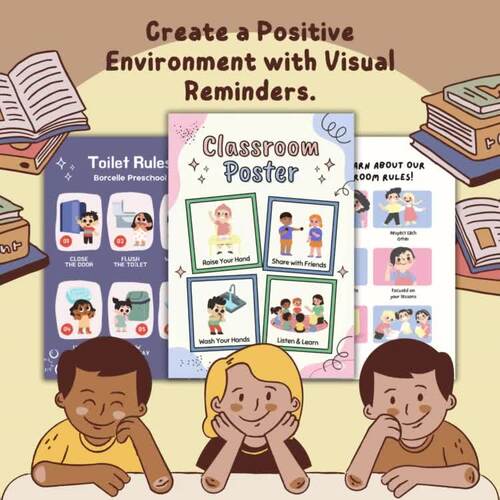 Classroom Rules & Good Habits Posters | Social Emotional Learning | 24 ...