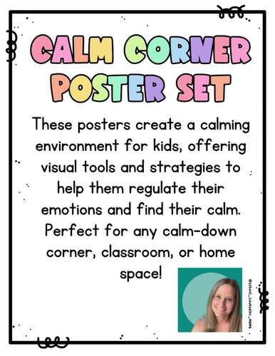 Calm Corner Posters & Coping Skills | SEL, Feelings, Breathing ...