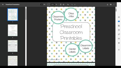 Classroom Organization and Center Labels Bundle for Preschool and Childcare