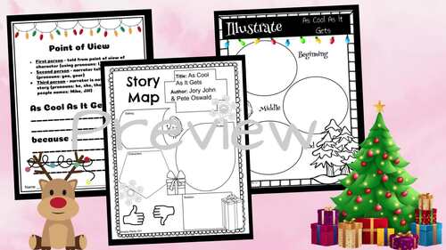 As Cool As It Gets Read Aloud- NO PREP - ELA Writing Book Companion