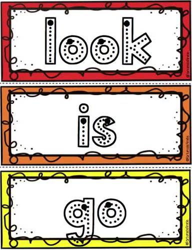 Sight Word Tracing/Writing Task Cards: Pre-Primer, Primer, Grade 1, Grade 2