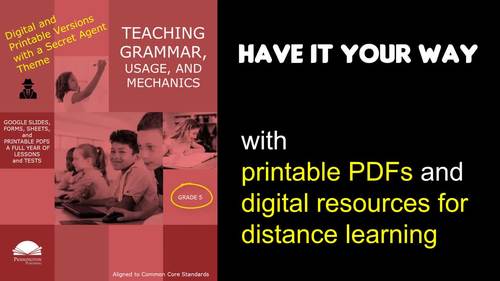 Teaching Grammar, Usage, and Mechanics Grade 5 by Pennington Publishing