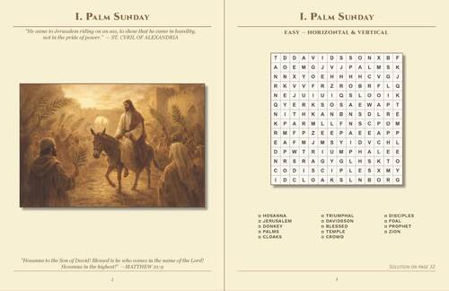 Catholic Easter Word Search Puzzles | Holy Week to Pentecost | Lent ...