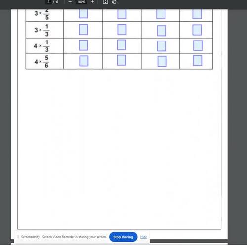 4th Grade EnVision Assessment -Topic 10 (Multiply Fractions) 4.NF.B.4