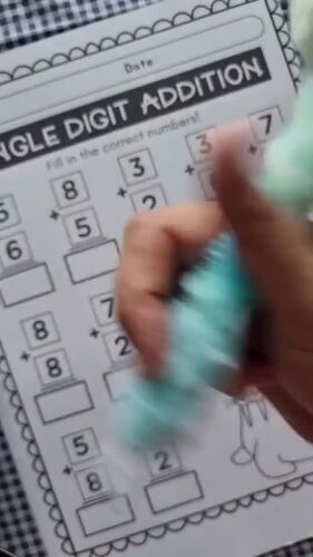 Single digit Addition | Basic Addition skill | Worksheets | Math