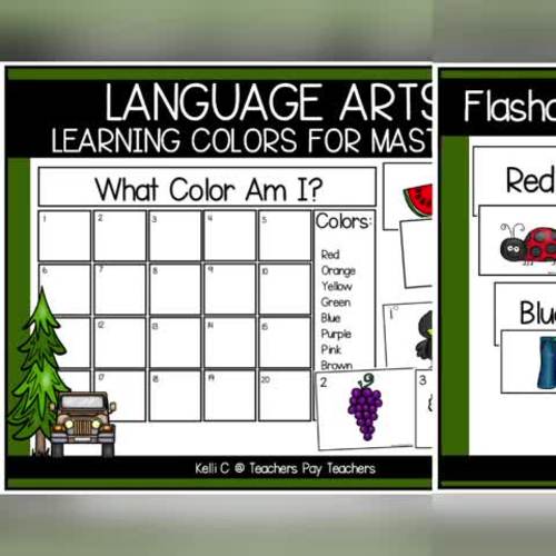 Learning Colors Write The Room and Center Activities | Stations by Kelli C