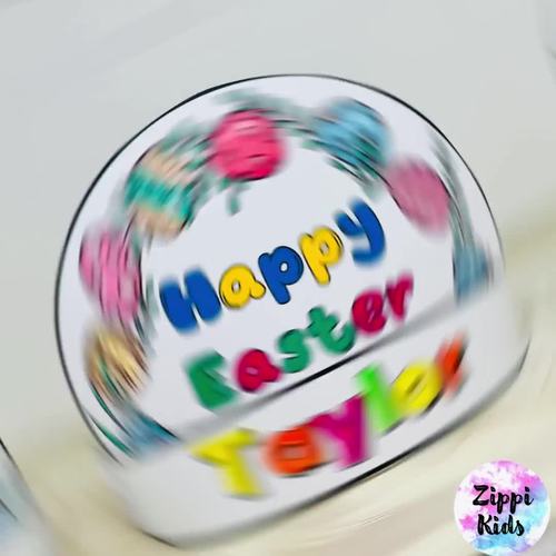 Easter Hat Crown Craft, Easter Name Hats Activities, Easter Bunny