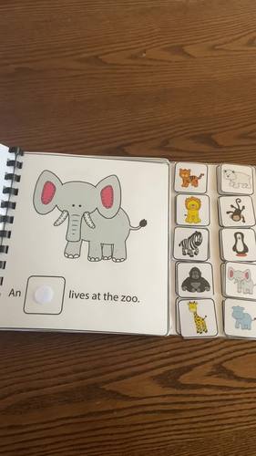 Zoo Animals - An Interactive Book to Help Students Learn about Zoo Animals