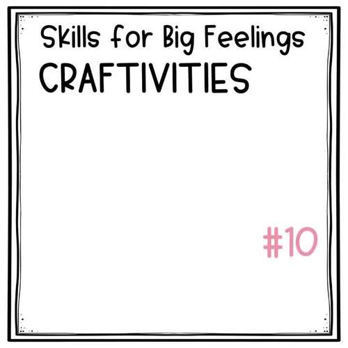 Coping Tool Craft Activity Set Visualization and Breathing CBT Activity