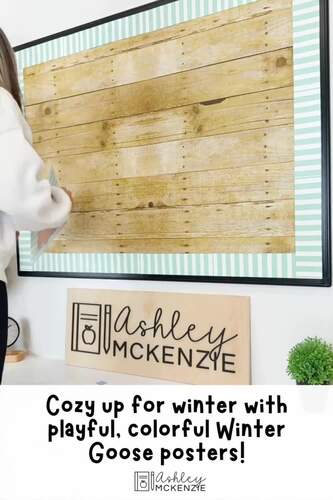 Winter Bulletin Board Ideas Winter Goose Posters January Bulletin Board ...