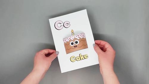 Letter C - 3D Craft - Alphabet Activities for Kids | TPT