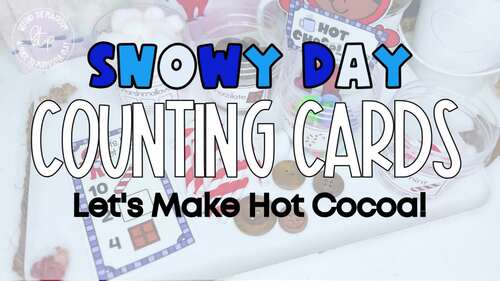 The Snowy Day Book Math Activity by Beyond the Playroom | TPT