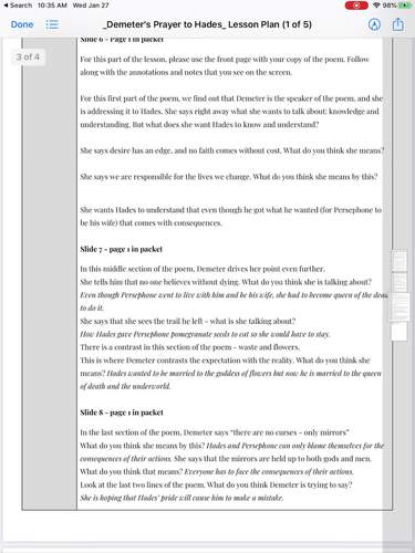 Black History Month: Poetry Analysis "Demeter's Prayer to Hades" by ...