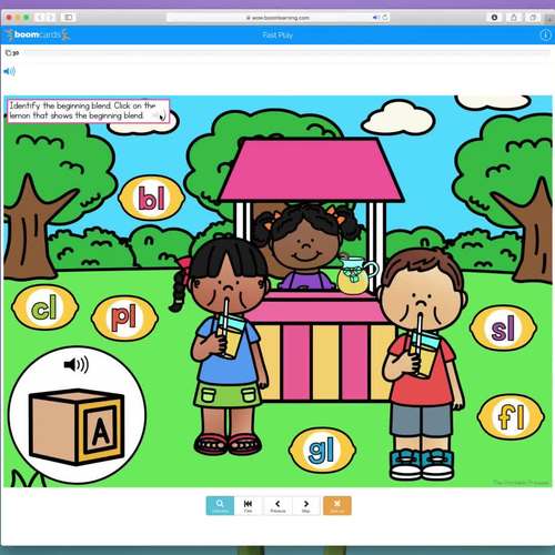 L Blends | Boom Cards™ for Distance Learning by The Printable Princess