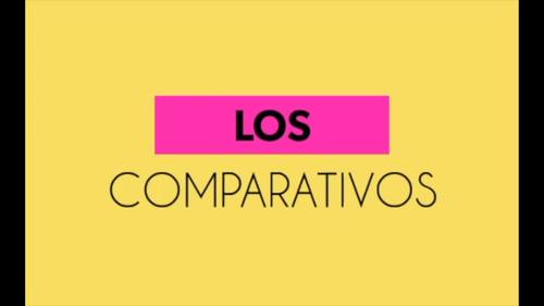 Spanish Comparisons Los comparativos y superlativo Spanish Video